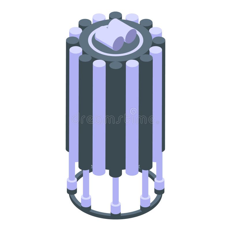 Reactor Icon Isometric Vector. Power Plant Stock Illustration ...