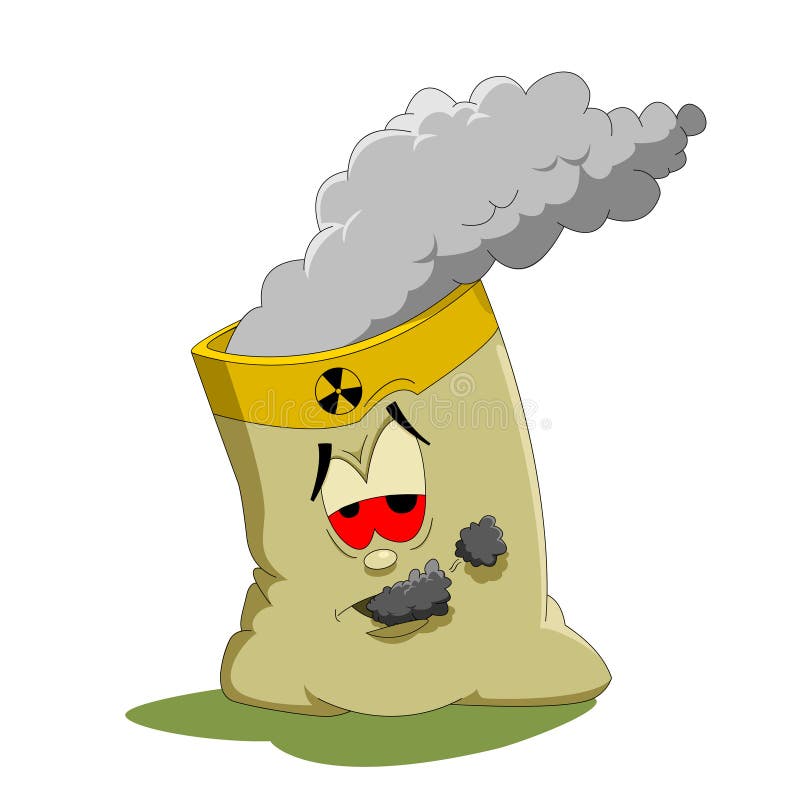 Reactor nuclear ilustración del vector. Ilustración de ambiental - 40813675