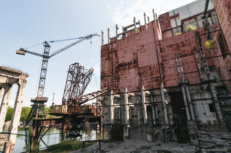 Reactors Building 5 and 6 in Pripyat, Chernobyl Exclusion Zone ...