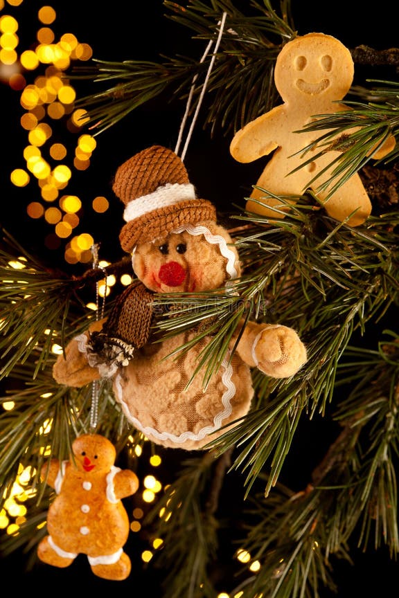 Read and Fake Gingerbread Men Stock Image - Image of edible, christmas ...