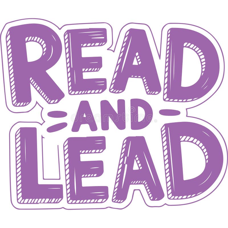 Read and Lead Motivational Poster Stock Vector - Illustration of text ...