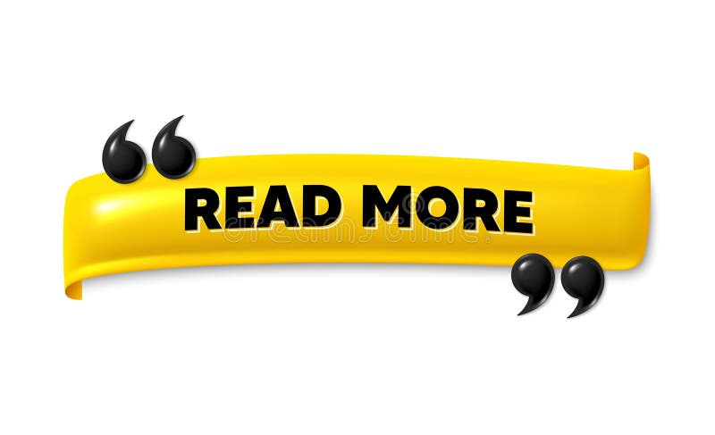 Read More Symbol. Navigation Sign. 3d Ribbon Banner. Vector Stock ...