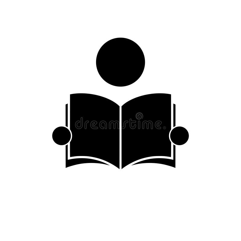 Read Newspaper Icon or Logo Stock Vector - Illustration of page ...