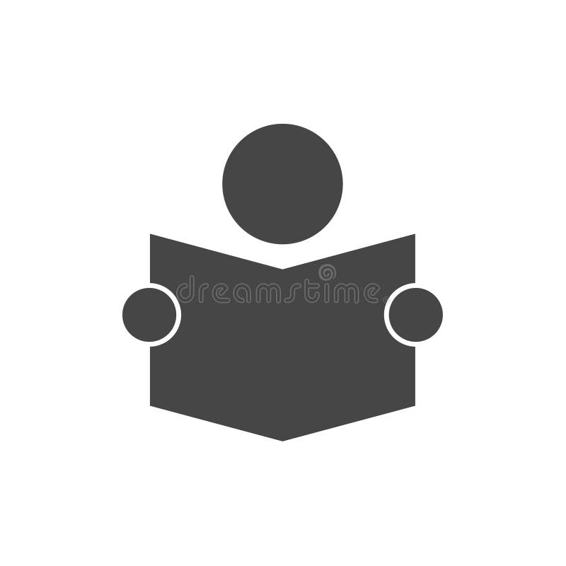 Read newspaper logo vector stock vector. Illustration of homework ...