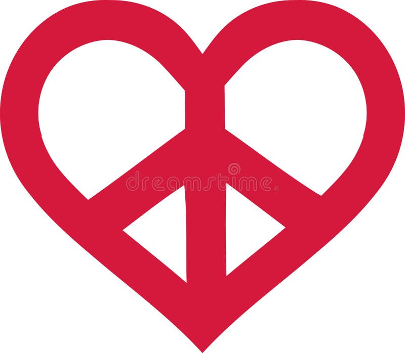 Heart Peace Sign Stock Illustrations – 27,732 Heart Peace Sign Stock ...