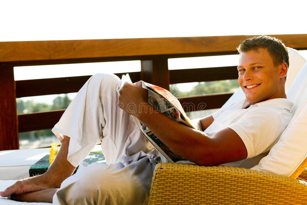 Reader stock photo. Image of readers, smile, male, reader - 10484424