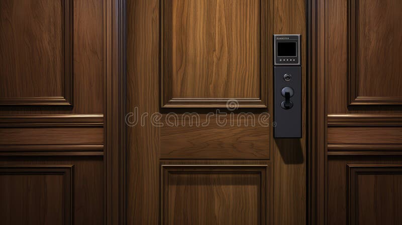 Reader access control door stock photo. Image of interface - 369483226