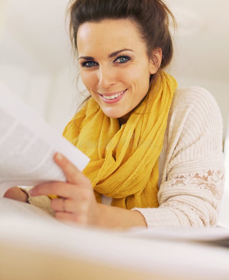 Beautiful Reader Turning the Book S Pages Stock Photo - Image of lady ...