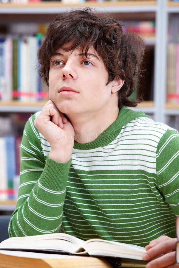 Reading stock image. Image of clever, casual, highschool - 20785539