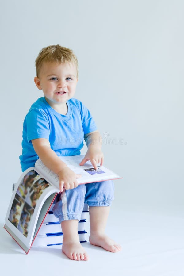 Reading baby stock image. Image of boys, smiling, childhood - 11708169