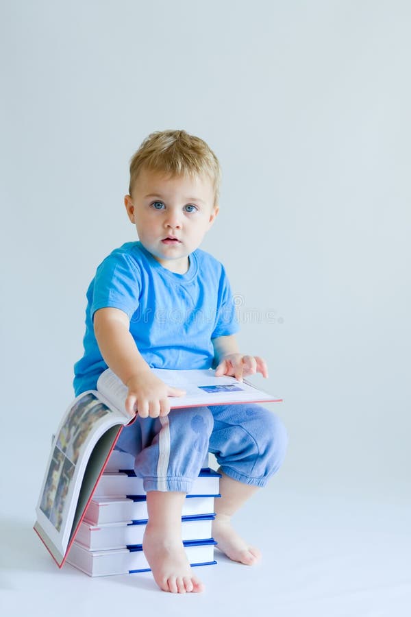 Reading baby stock photo. Image of babies, reading, child - 11708188