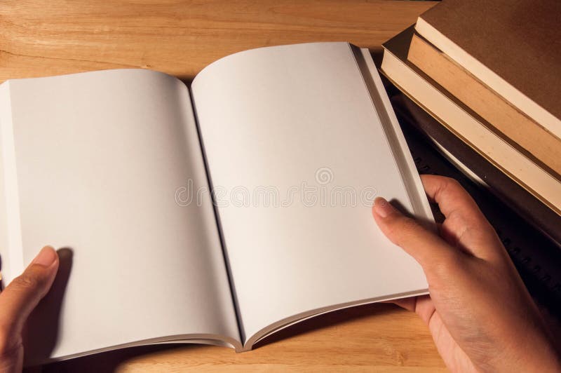 Reading Blank Book Template Stock Image - Image of blank, literature ...