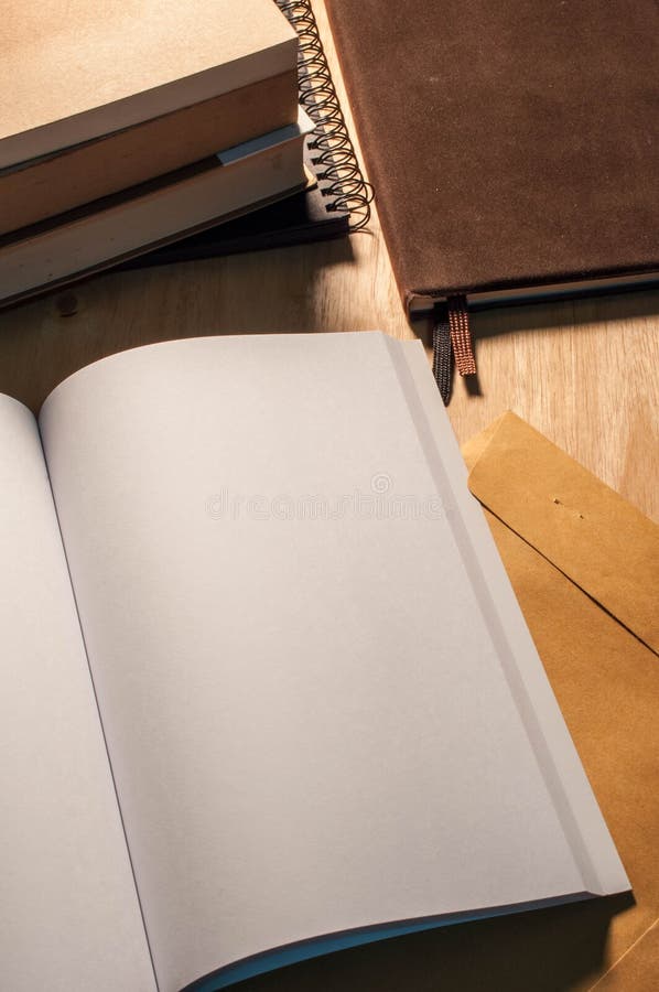Reading Blank Book Template Stock Photo - Image of information ...
