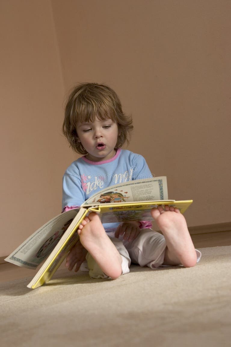 Little Girl Reading Book Feet Stock Photos - Free & Royalty-Free Stock ...