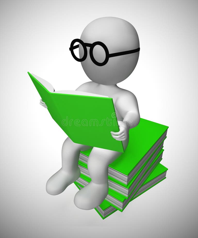 3d Character Reading Book Stock Illustrations – 3,766 3d Character ...