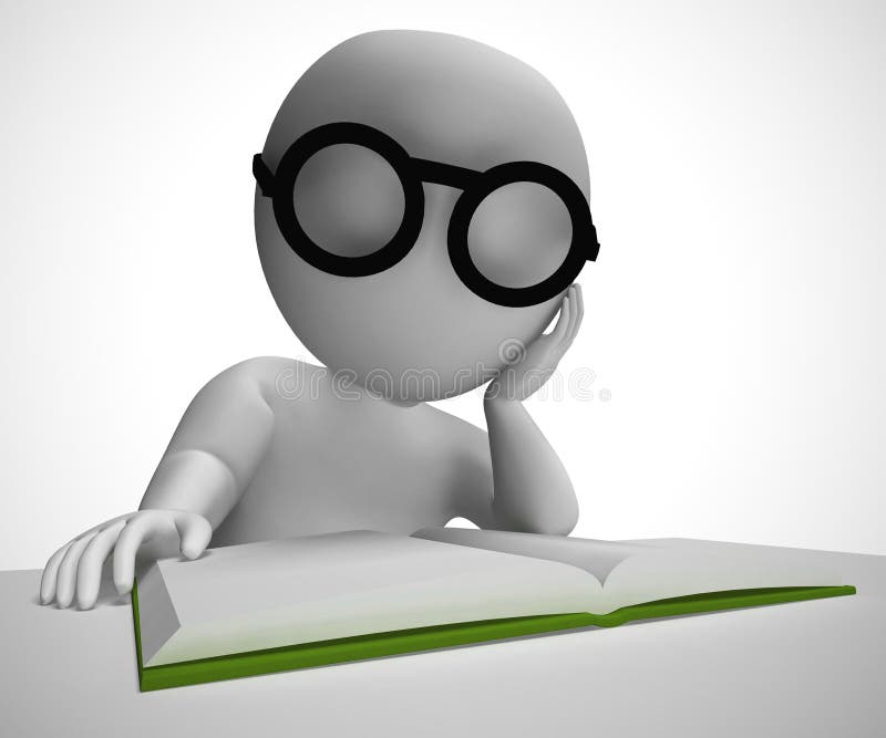 Review Character Shows Assess Reviewing Evaluate and Reviews Stock ...