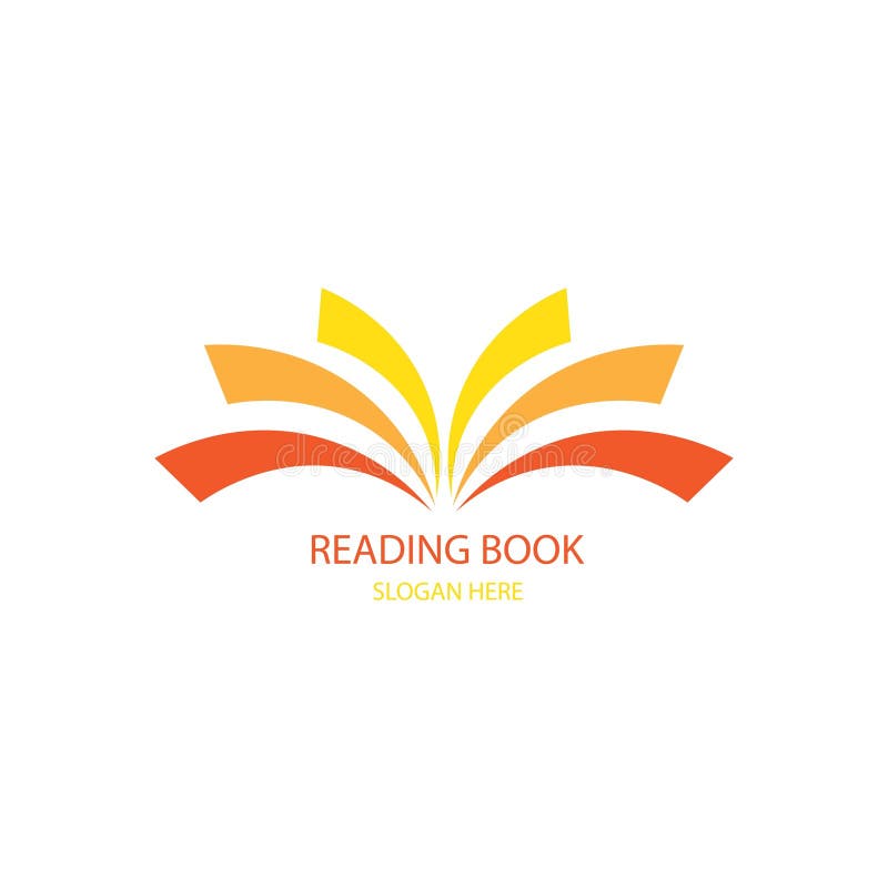 Reading Book Icon Logo Free Vector Stock Vector - Illustration of brand ...