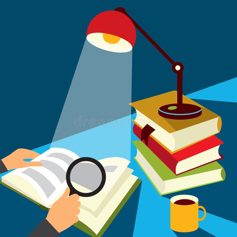 Open Book Under Blue Light Stock Illustrations – 12 Open Book Under ...