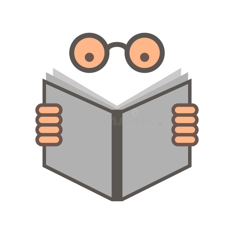 Book Logo Man Reading Stock Illustrations – 1,469 Book Logo Man Reading ...