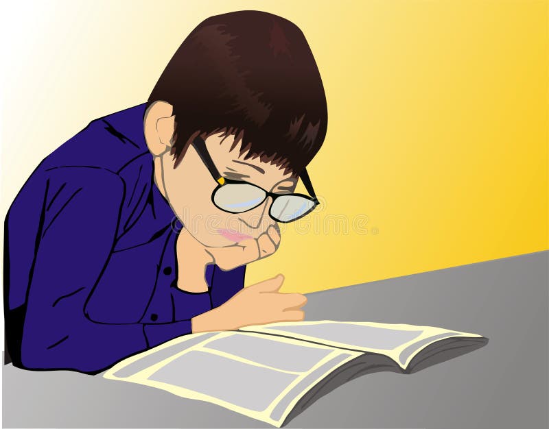 Boring Reading Stock Illustrations – 92 Boring Reading Stock ...