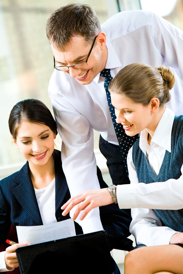 Reading business-plan stock image. Image of adult, color - 4577163