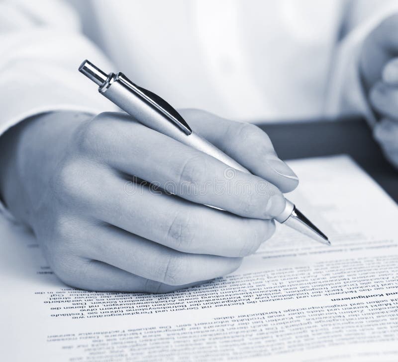 Reading carefully stock photo. Image of hand, leadership - 9803992