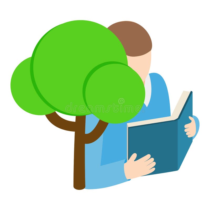 Man Reading Under Tree Stock Illustrations – 97 Man Reading Under Tree ...
