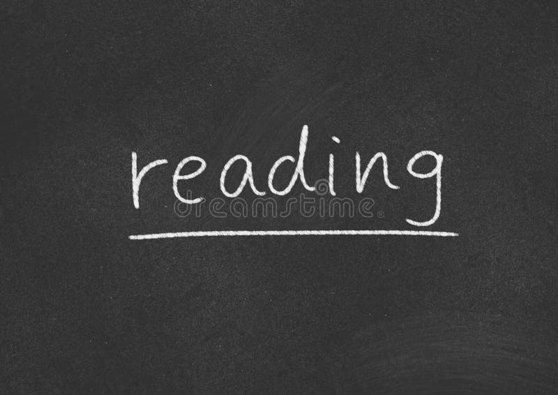 Reading stock image. Image of background, chalk, abstract - 166056975