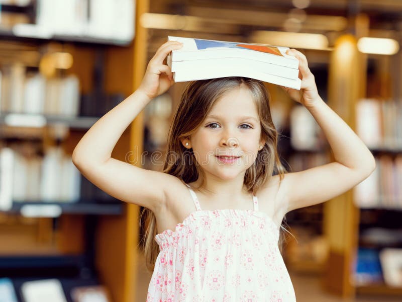 Reading could be fun stock image. Image of girl, elementary - 53185233