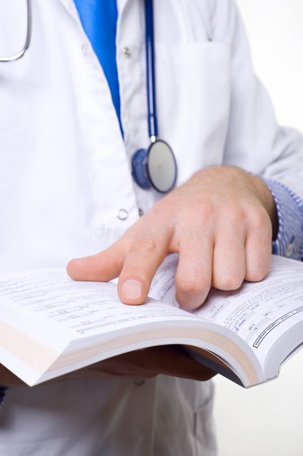 Reading doctor stock image. Image of advice, blue, help - 11288125