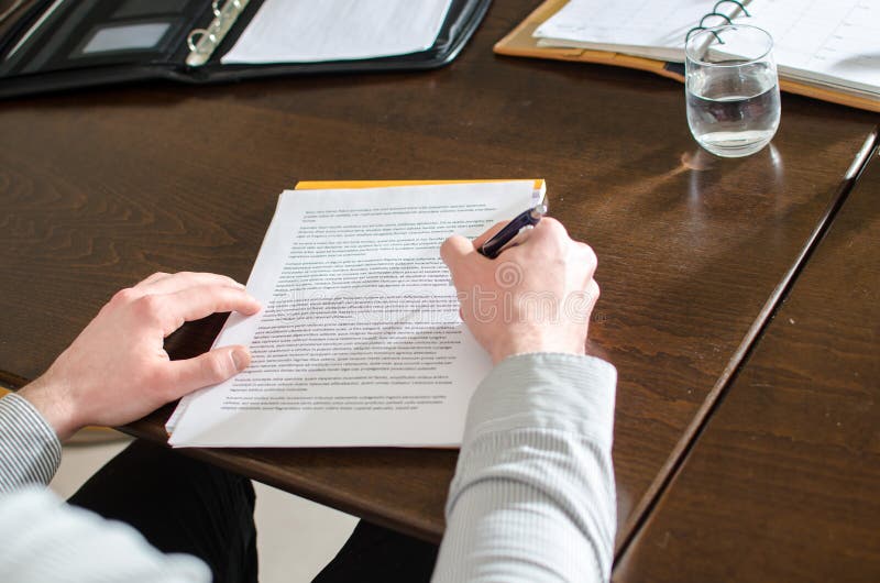 Reading documents stock photo. Image of documents, report - 50213428