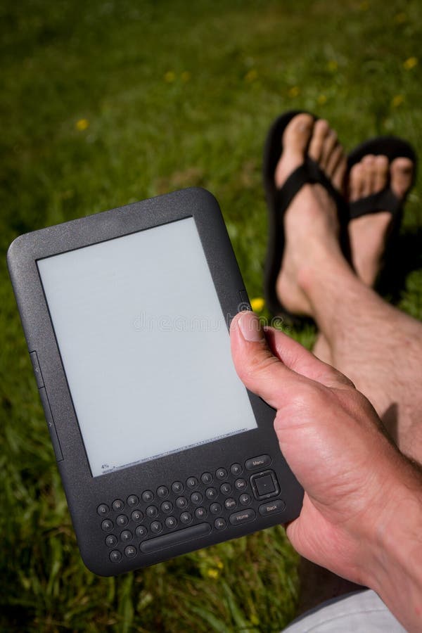 Reading ebook stock photo. Image of isolated, ebook, literary - 20248436