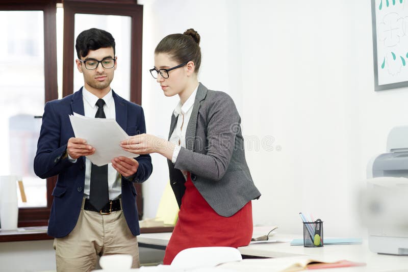 Reading Financial Newspaper Stock Image - Image of work, reading: 10496127