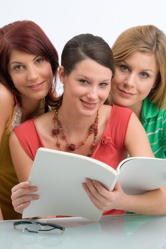 Reading friends stock photo. Image of people, education - 2011276