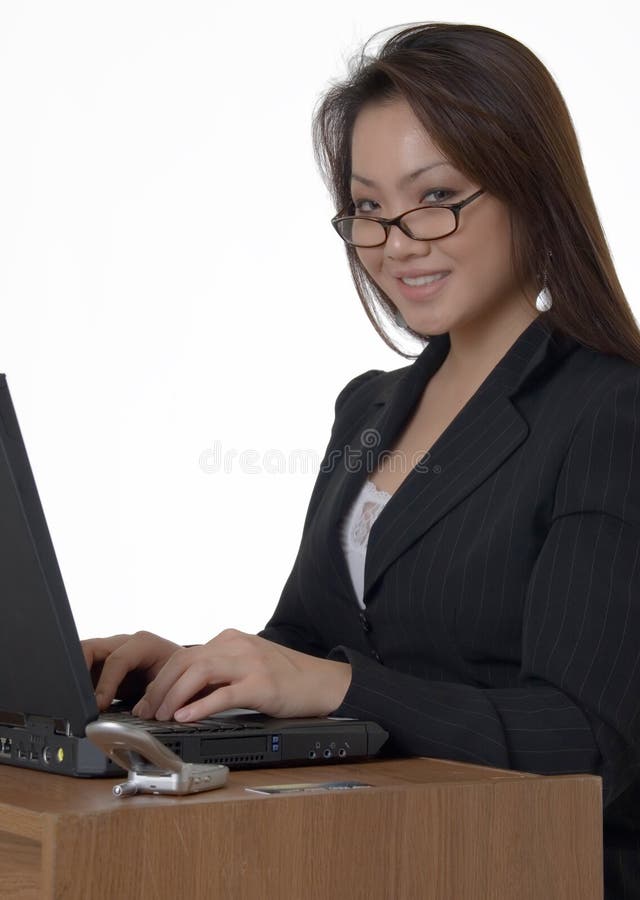 Reading a funny email stock image. Image of operator, computer - 1783171