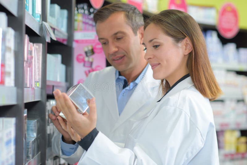 Reading the generic label stock photo. Image of industry - 116219638