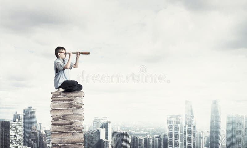 Reading for Getting Knowledge Stock Image - Image of future, success ...