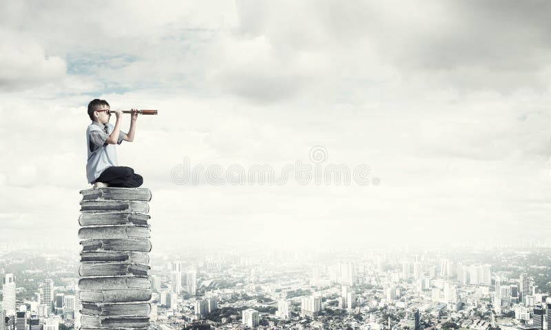 Reading for Getting Knowledge Stock Image - Image of broaden, future ...
