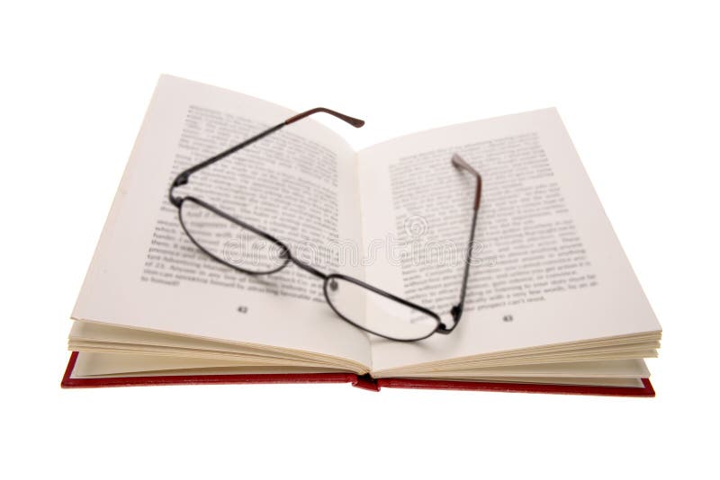 Reading glasses on book stock photo. Image of literacy - 3601290