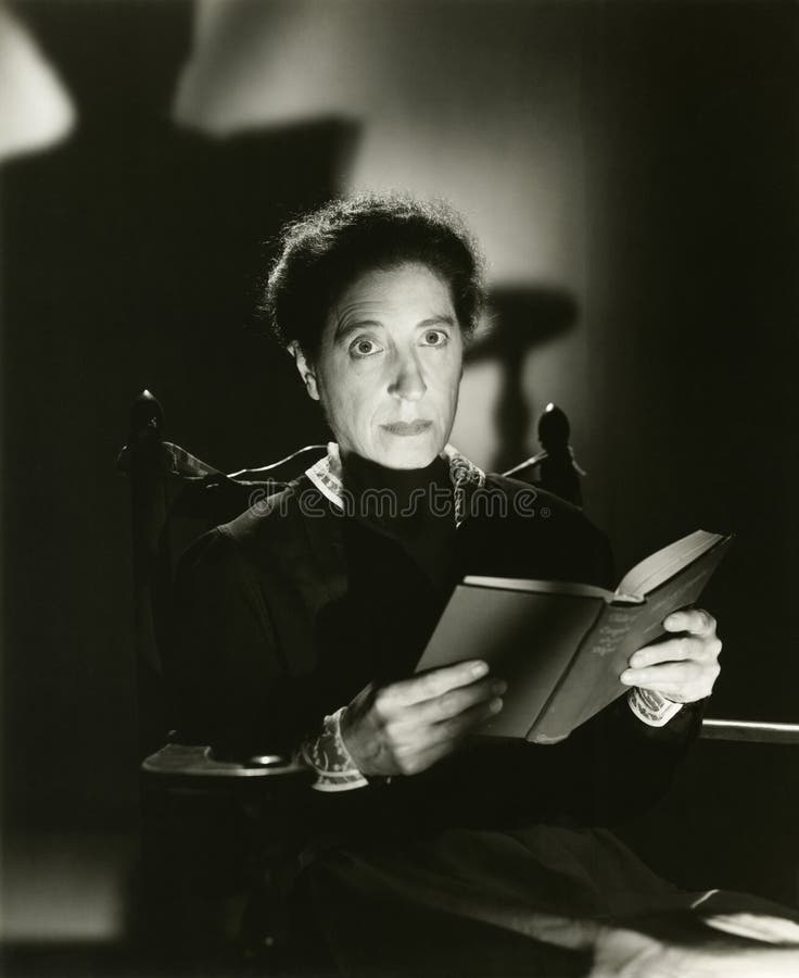 Reading a good book stock photo. Image of chair, mystery - 52033986