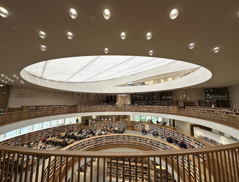 Reading Hall of the National Library of Israel Editorial Stock Image ...
