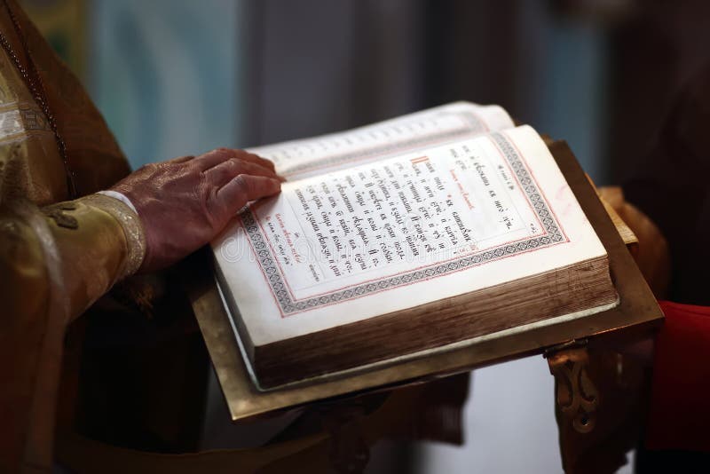 Reading the holy letters stock image. Image of faith - 45764153