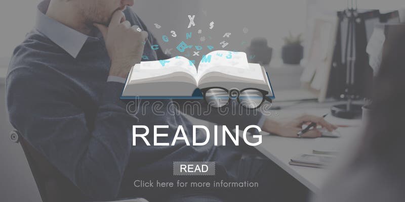 Reading Knowledge Intelligence Vision Solution Concept Stock Image ...