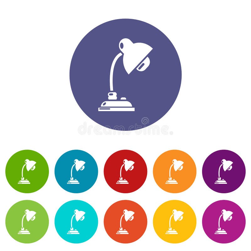 Reading Lamp Icon, Simple Style Stock Vector - Illustration of office ...