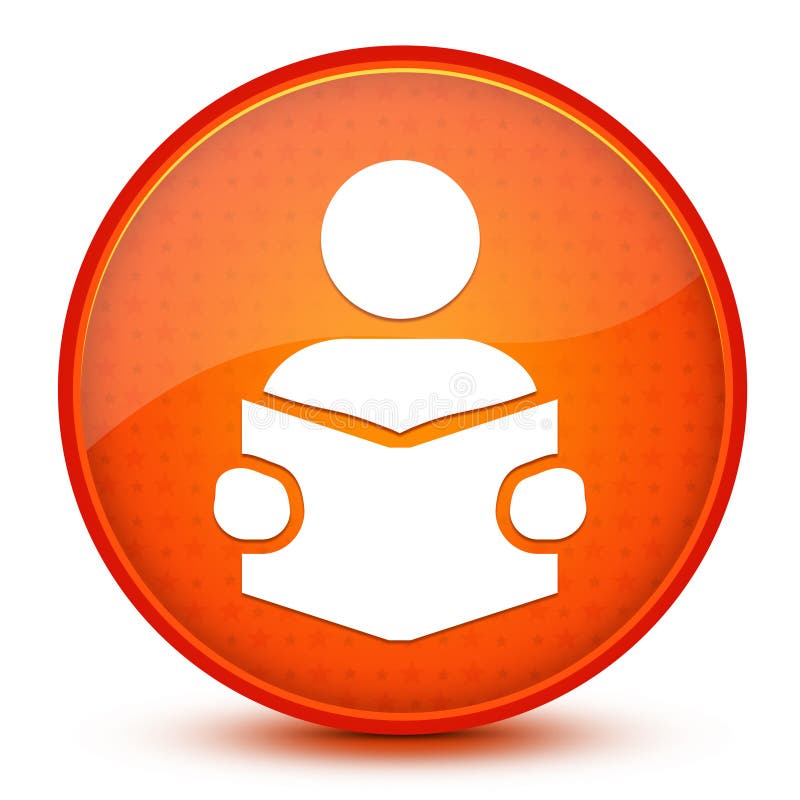 E-learning Icon Isolated On Glassy Blue Round Button Abstract Stock ...