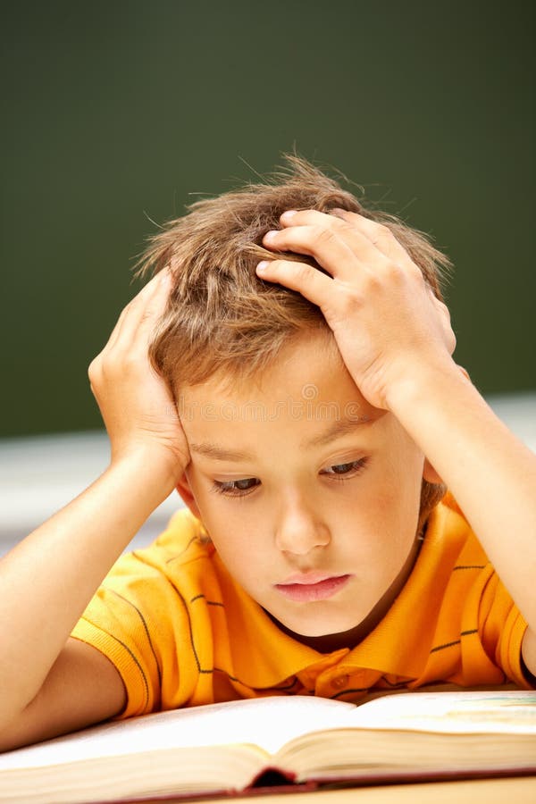 Reading lesson stock image. Image of literature, clever - 23973959