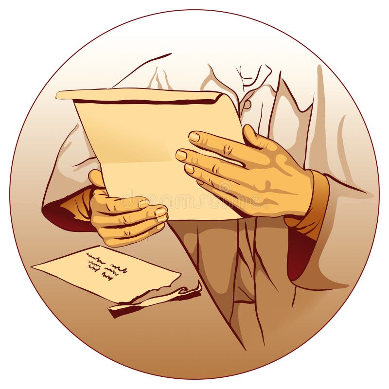 Reading Letter Picture. Image: 4714281