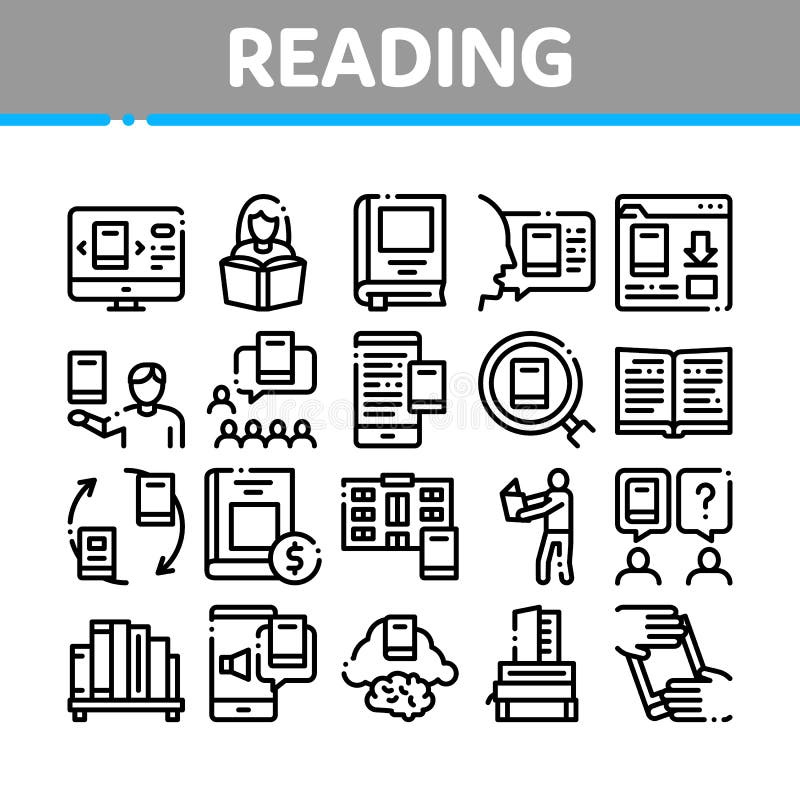 Library Pictograms Stock Illustrations – 600 Library Pictograms Stock ...