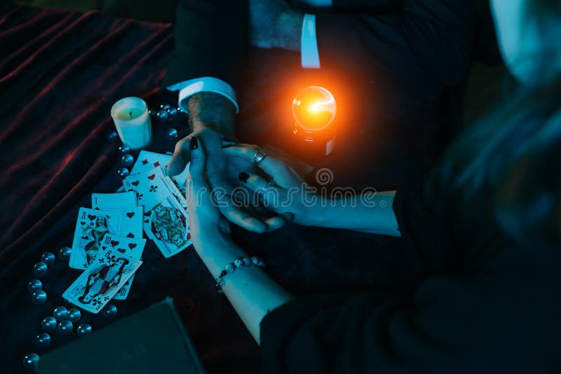 Reading the Lines Hand in a Business Man`s Hands Stock Photo - Image of ...