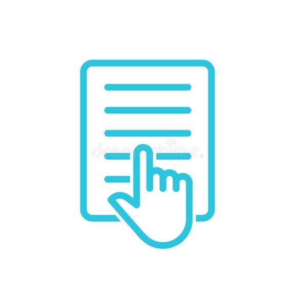 Reading Manual Icon. Instructions Stock Vector - Illustration of ...